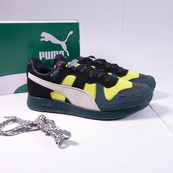 Puma | Shoes | New Puma Rs0 Racing Flag Sneakers Greenblack | Poshmark